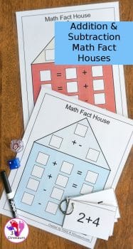 FREE Math Fact Houses: Addition & Subtraction | Free Homeschool Deals