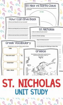 FREE Unit Study on Old St. Nicholas | Free Homeschool Deals