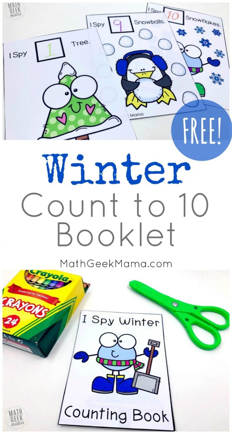 FREE Winter Booklet to Count to Ten | Free Homeschool Deals