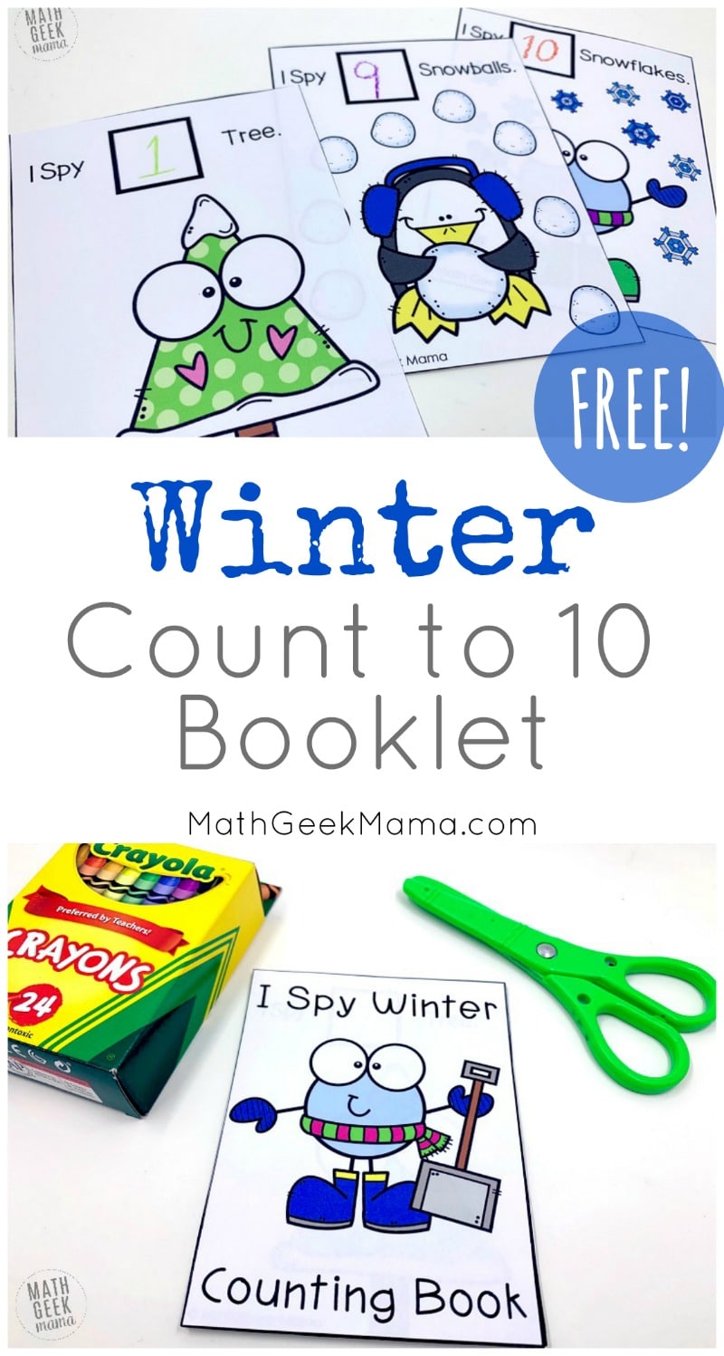 FREE Winter Booklet to Count to Ten | Free Homeschool Deals