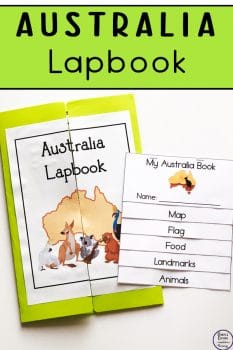 FREE Australia Lapbook + Flip Book | Free Homeschool Deals