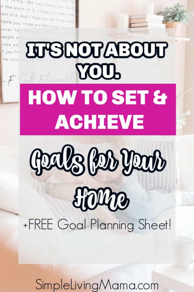 FREE Printable Home Goal Sheets | Free Homeschool Deals
