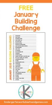 FREE Printable STEM Building Challenge (January) | Free Homeschool Deals