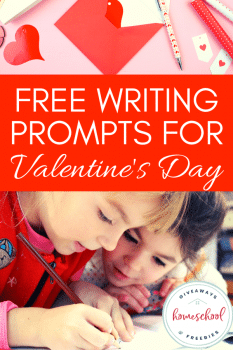 Valentine's Day FREE Writing Prompts | Free Homeschool Deals