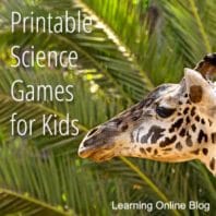List of Printable Science Kid Games | Free Homeschool Deals