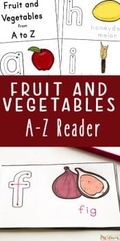 Fruit and Vegetable FREE Easy Reader | Free Homeschool Deals