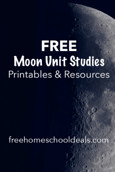 FREE Moon Unit Studies, Printables, & Resources | Free Homeschool Deals