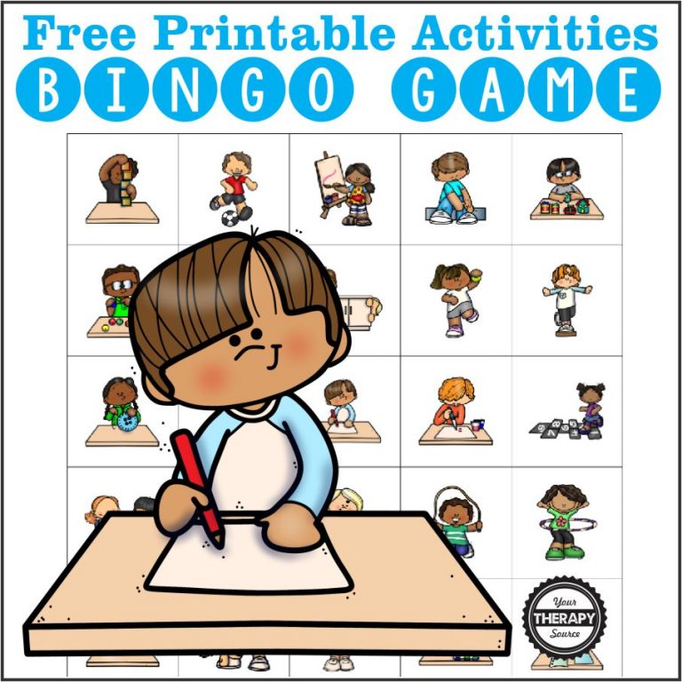 FREE Printable Activities Bingo Game | Free Homeschool Deals