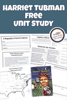 FREE Unit Study on Harriet Tubman | Free Homeschool Deals