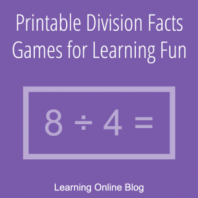FREE Division Facts Games | Free Homeschool Deals