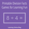 FREE Division Facts Games | Free Homeschool Deals