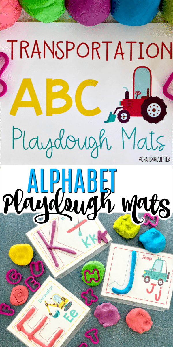 FREE Transportation ABC Playdough Mats | Free Homeschool Deals