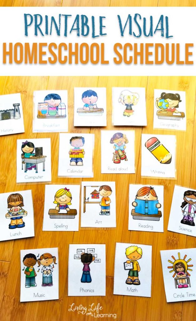 FREE Visual Homeschool Schedule Download | Free Homeschool Deals