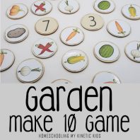 FREE Printable Garden Make 10 Math Game | Free Homeschool Deals