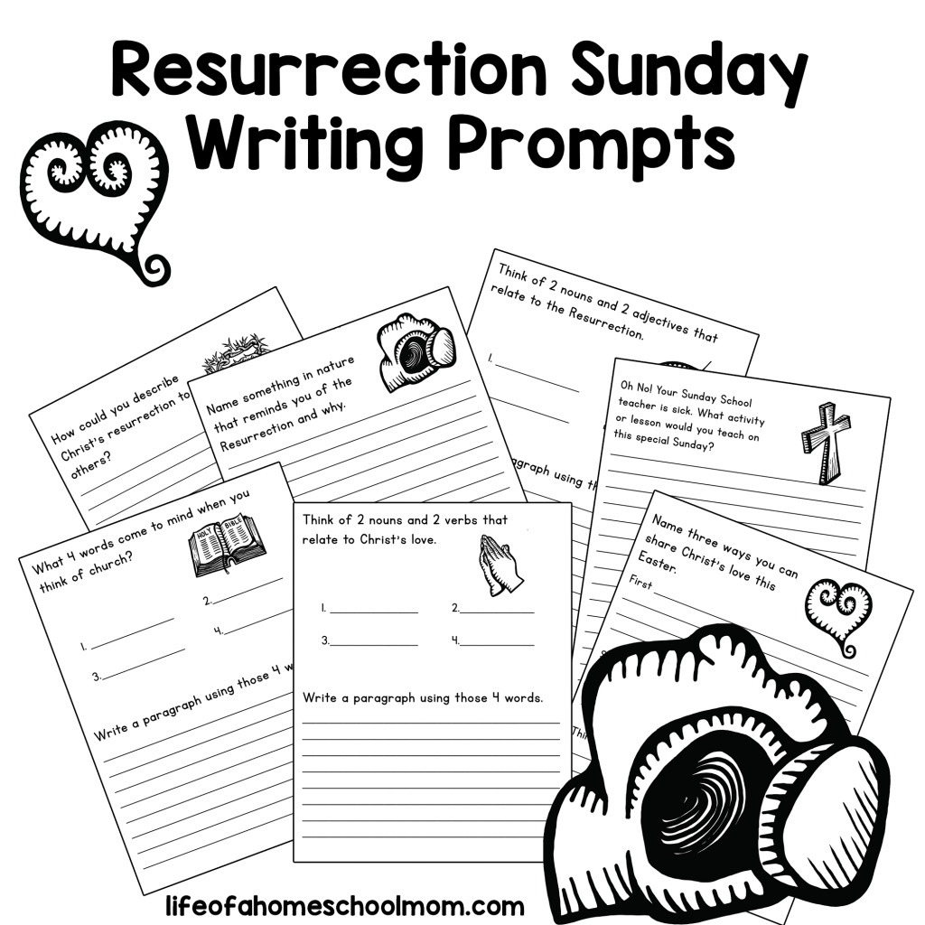 FREE Resurrection Writing Prompts | Free Homeschool Deals