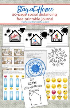 FREE 20-Page Journal for Staying at Home | Free Homeschool Deals