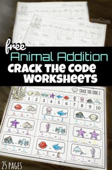 FREE Math Crack the Code Worksheets | Free Homeschool Deals