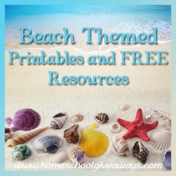 FREE Beach-Themed Resources | Free Homeschool Deals