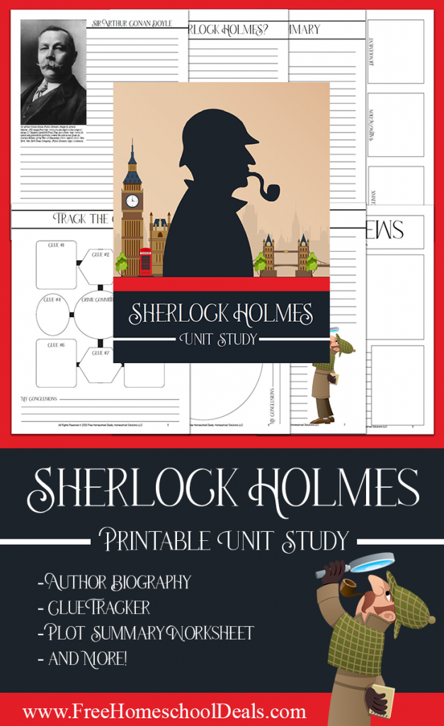 FREE Sherlock Holmes Unit Study | Free Homeschool Deals