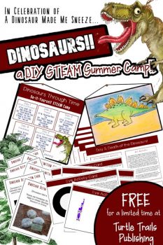 FREE DIY STEAM Dinosaur Summer Camp | Free Homeschool Deals