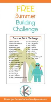 FREE Summer Lego Building Challenge | Free Homeschool Deals