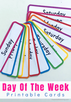 FREE Printable Days of the Week Cards | Free Homeschool Deals