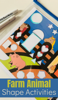 FREE Farm-Themed Shape Tracing Printables | Free Homeschool Deals