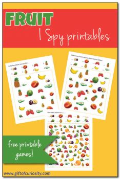 FREE Fruit I Spy Game | Free Homeschool Deals