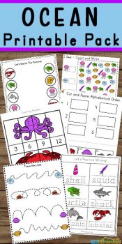 FREE Printable Ocean Pack | Free Homeschool Deals