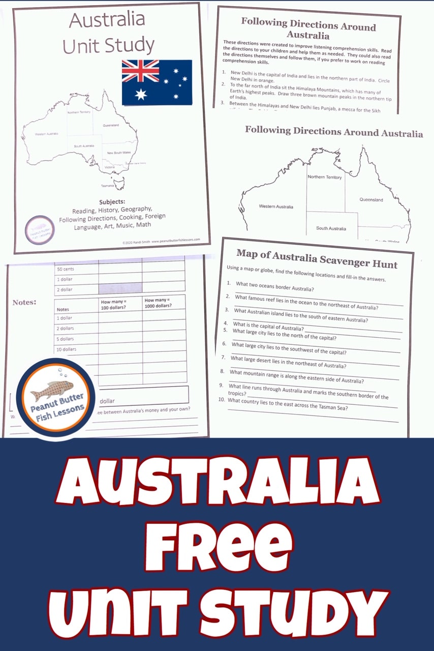 All About Australia FREE Unit Study | Free Homeschool Deals