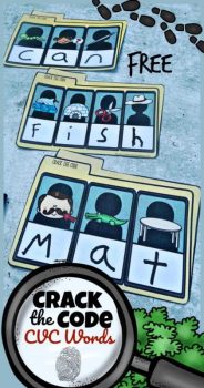 FREE CVC Word Crack the Code Game | Free Homeschool Deals