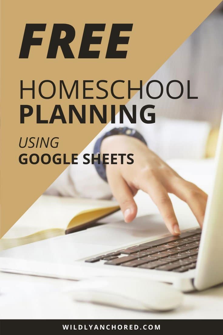FREE Homeschool Planning Google Sheets Free Homeschool Deals
