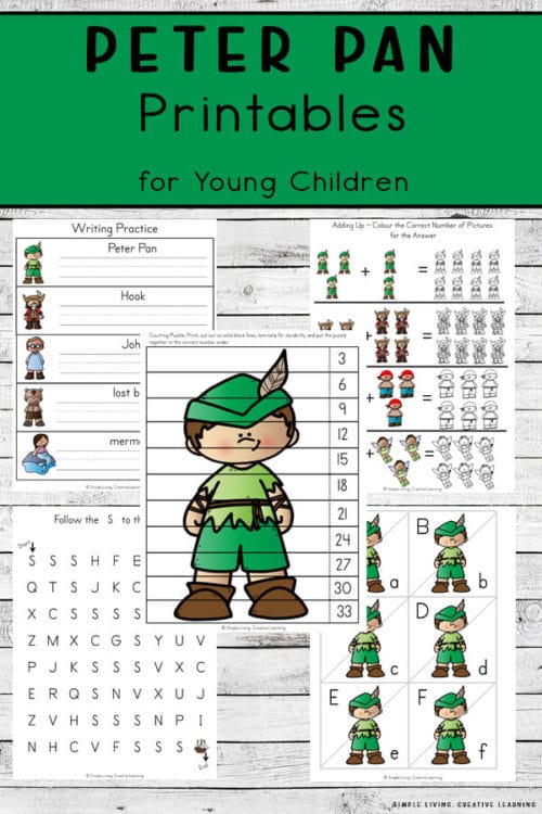 Peter Pan FREE Printable Activities | Free Homeschool Deals