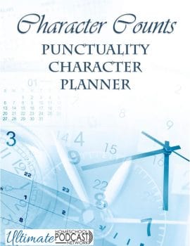 FREE Punctuality Character Planner | Free Homeschool Deals
