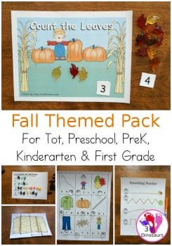 FREE Fall Printable Activity Pack | Free Homeschool Deals