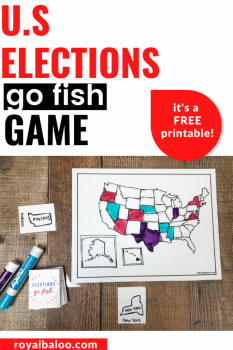 FREE Printable Elections Game for Kids | Free Homeschool Deals