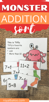 FREE Kids Addition Sorting Activity | Free Homeschool Deals