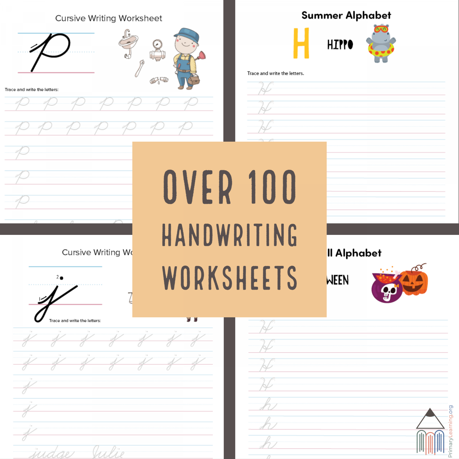 Over 100 Cursive Printables | Free Homeschool Deals