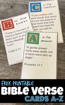 FREE Family Scripture Memory Verses | Free Homeschool Deals