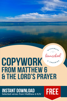 FREE Scripture Copywork for Kids | Free Homeschool Deals