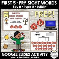 Digital Sight Words Activity | Free Homeschool Deals