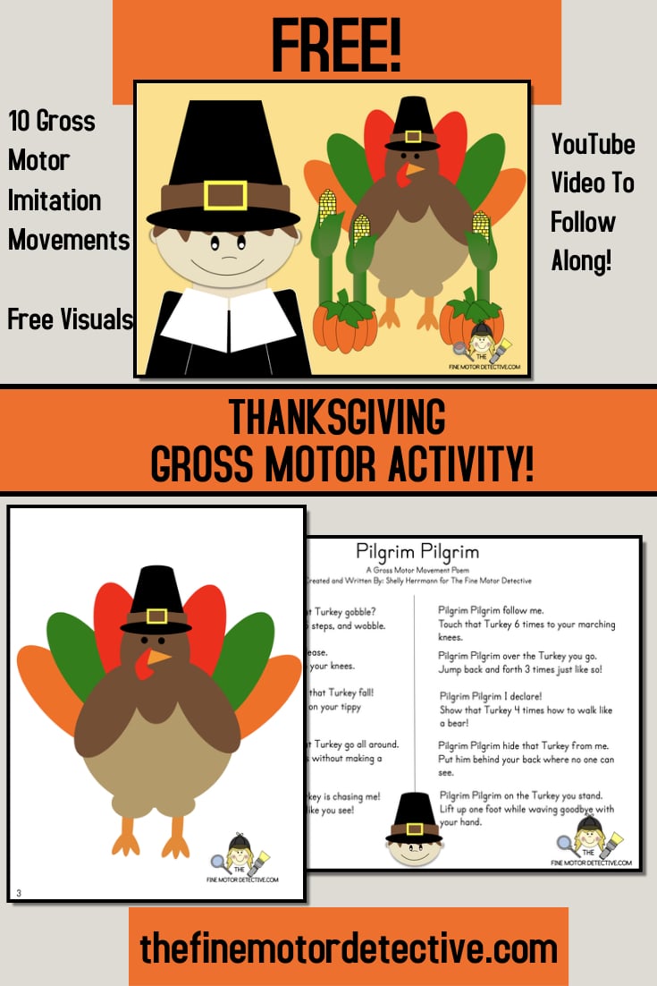 FREE Thanksgiving Gross Motor Activity | Free Homeschool Deals