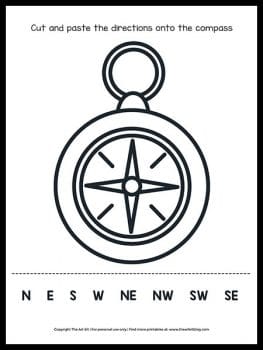 FREE Kids Compass Worksheet | Free Homeschool Deals