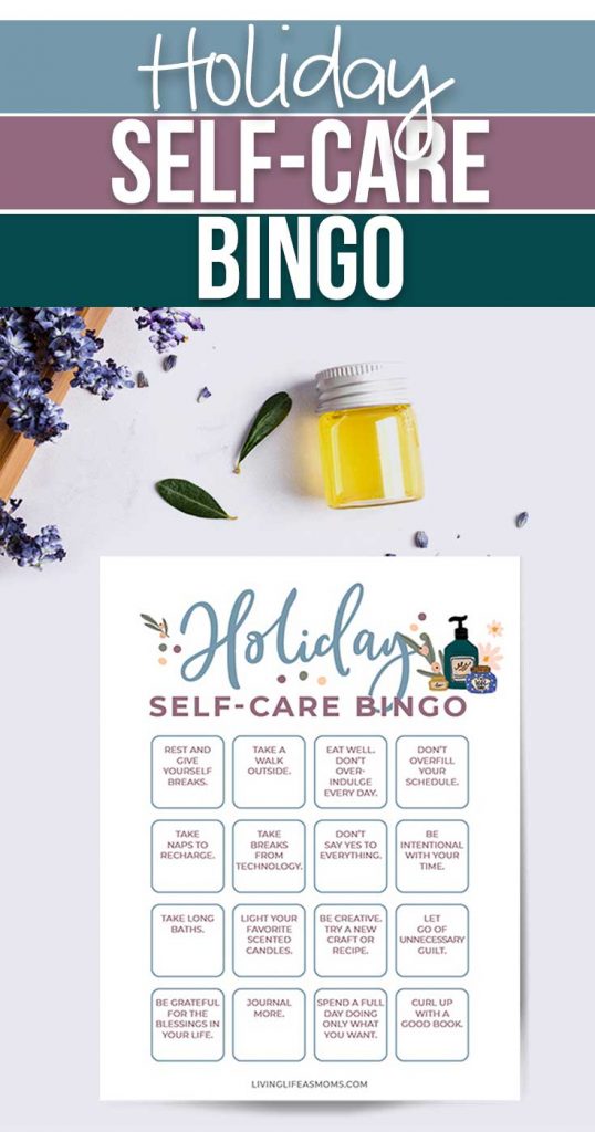 Holiday Self-Care Bingo Printable | Free Homeschool Deals
