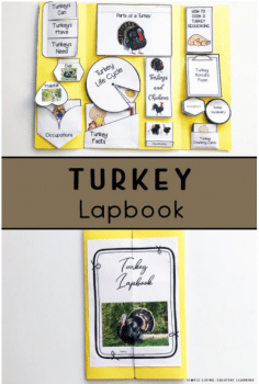 Free Turkey Printable Lapbook | Free Homeschool Deals