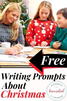 List of Christmas Writing Prompts | Free Homeschool Deals
