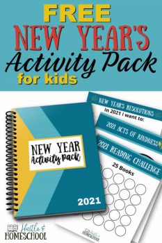 Kids New Years Activity Pages | Free Homeschool Deals