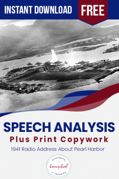 Pearl Harbor Analysis and Copywork | Free Homeschool Deals