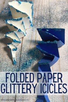 Winter Paper Icicle Craft | Free Homeschool Deals