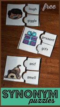 Free Synonym Practice Puzzles | Free Homeschool Deals